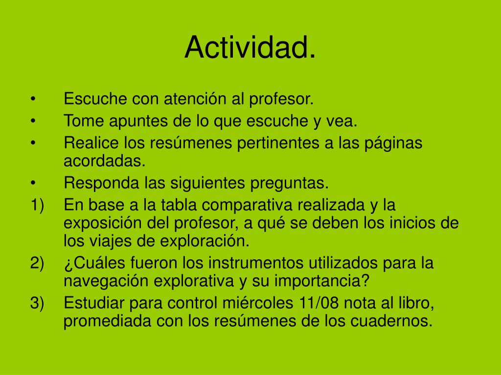 PPT - Actividad. PowerPoint Presentation, free download - ID:906562