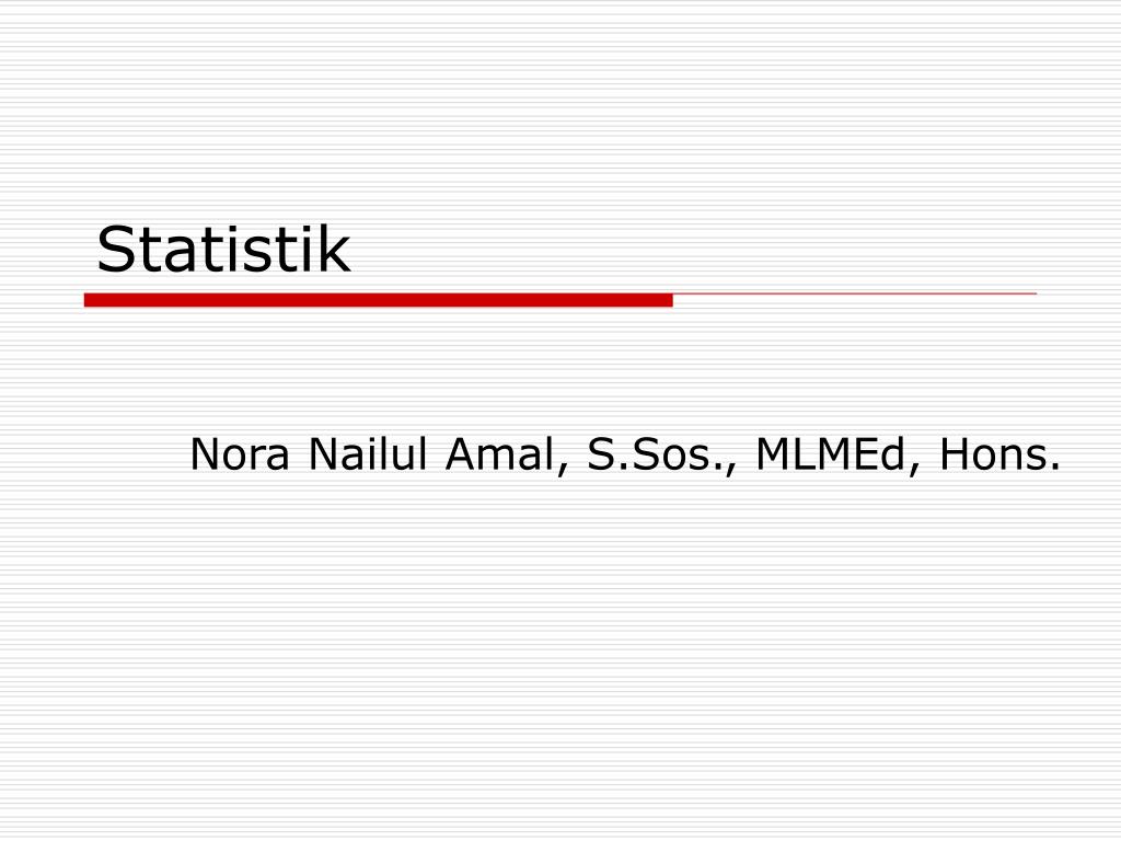 PPT - Statistik PowerPoint Presentation, free download - ID:907169