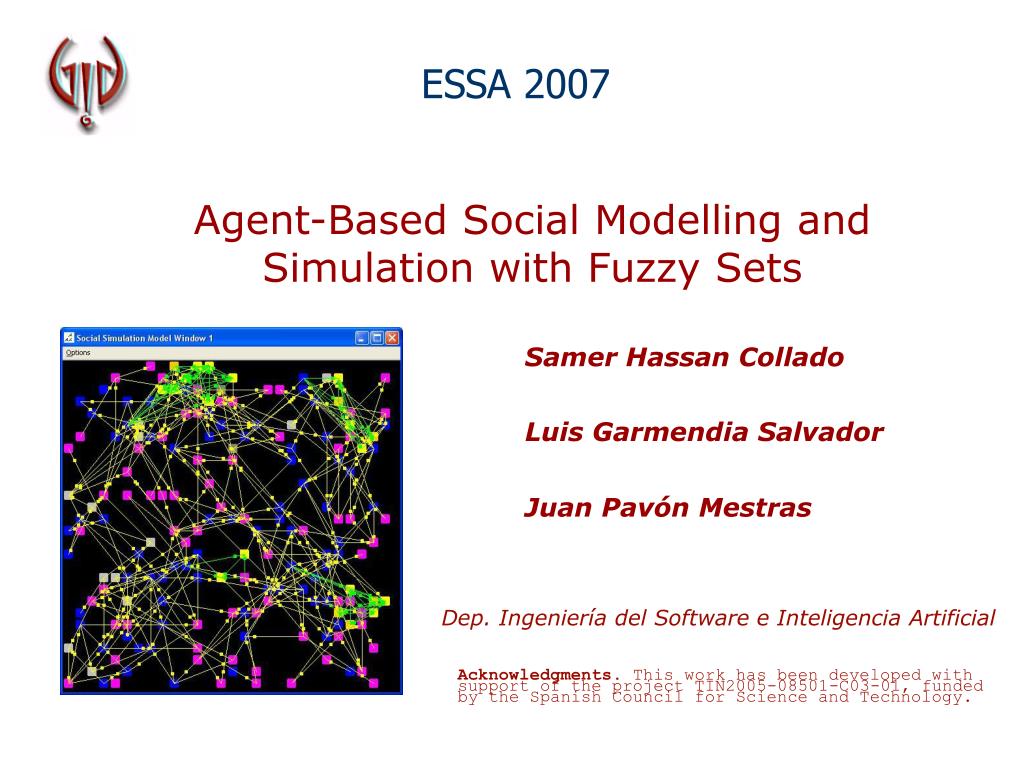 PPT - Agent-Based Social Modelling and Simulation with Fuzzy Sets ...