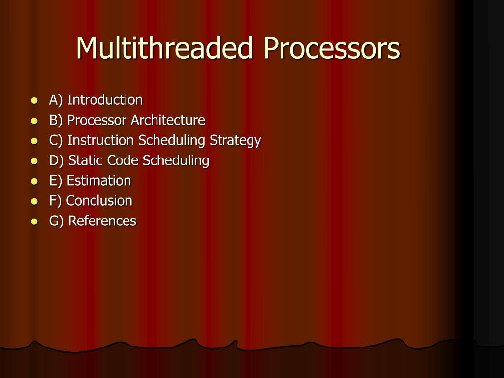 PPT - Multithreaded Processors PowerPoint Presentation, free download ...