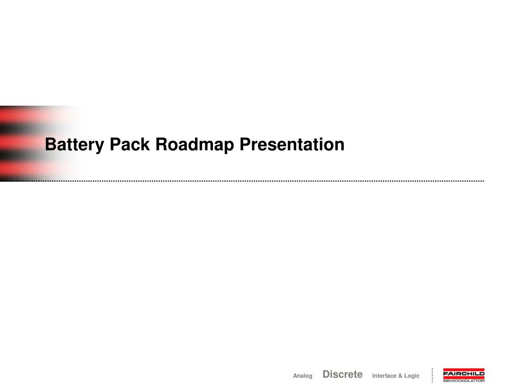 PPT - Battery Pack Roadmap Presentation PowerPoint Presentation, free ...
