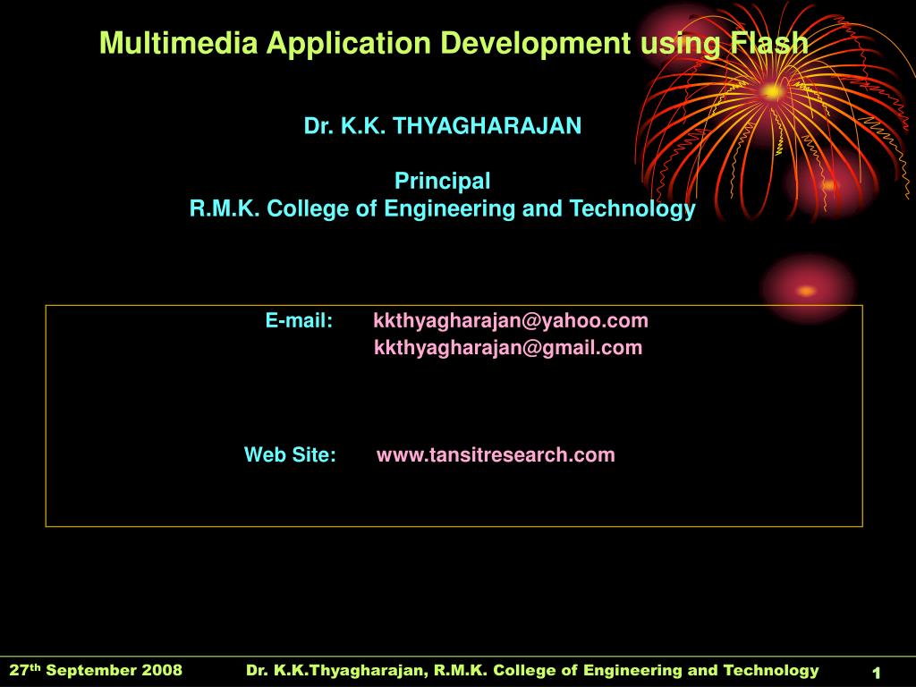 PPT - Multimedia Application Development using Flash PowerPoint ...