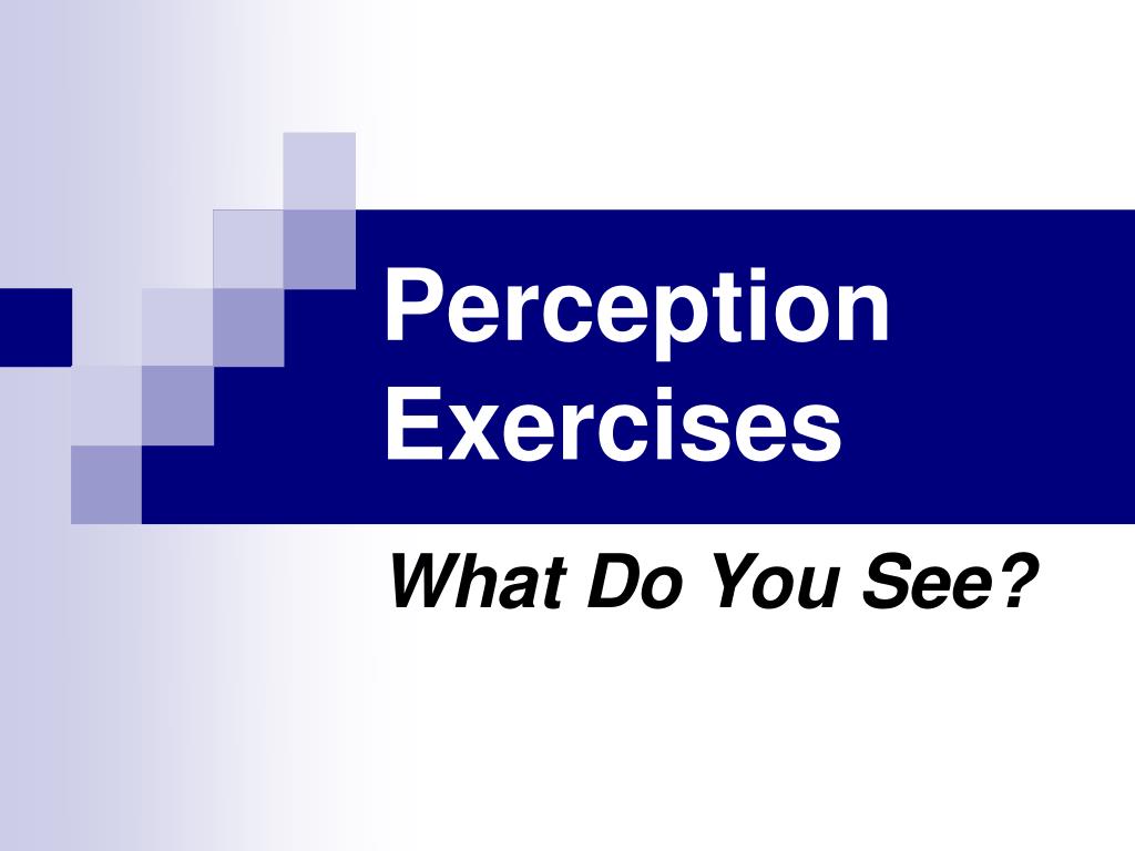 PPT - Perception Exercises PowerPoint Presentation, free download - ID ...