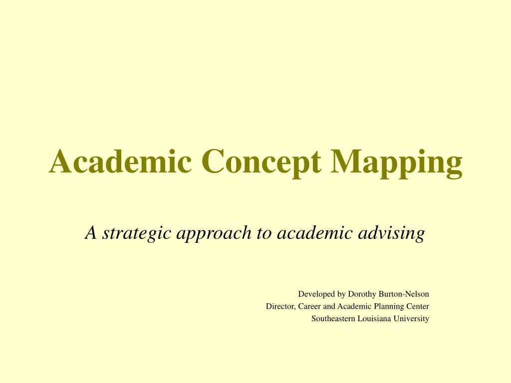 PPT - Academic Concept Mapping PowerPoint Presentation, free download ...