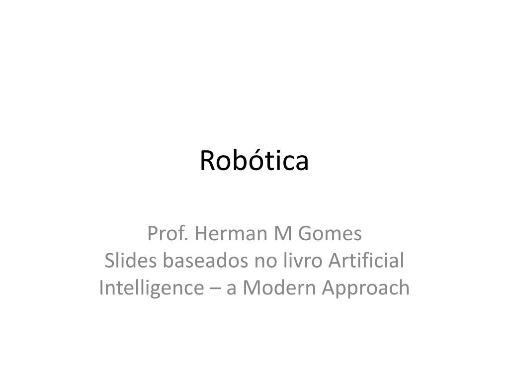 PPT - Robótica PowerPoint Presentation, free download - ID:917830