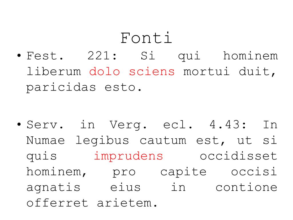 PPT - Fonti PowerPoint Presentation, free download - ID:918050