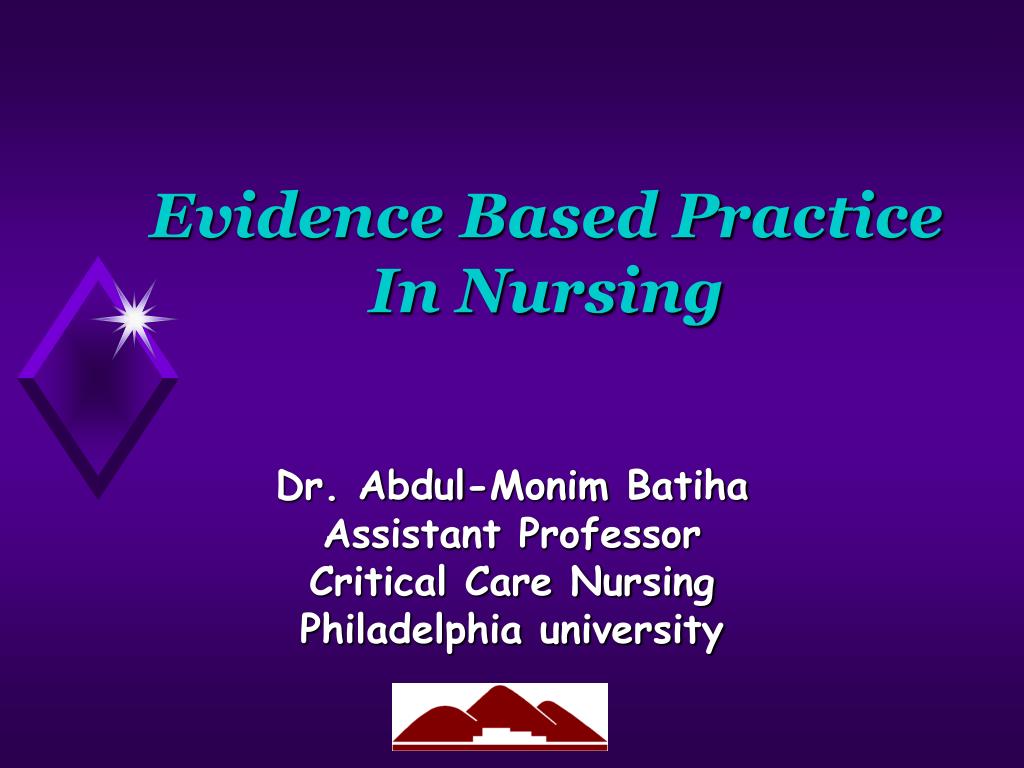 PPT - Evidence Based Practice In Nursing PowerPoint Presentation, free ...