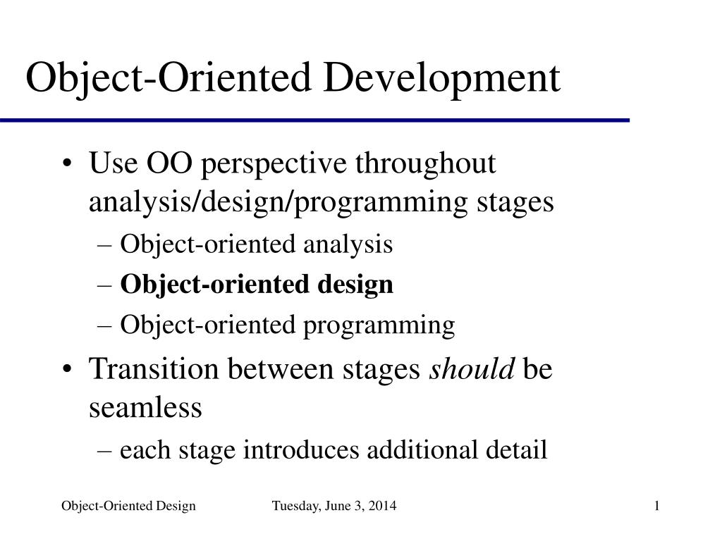 PPT - Object-Oriented Development PowerPoint Presentation, free ...