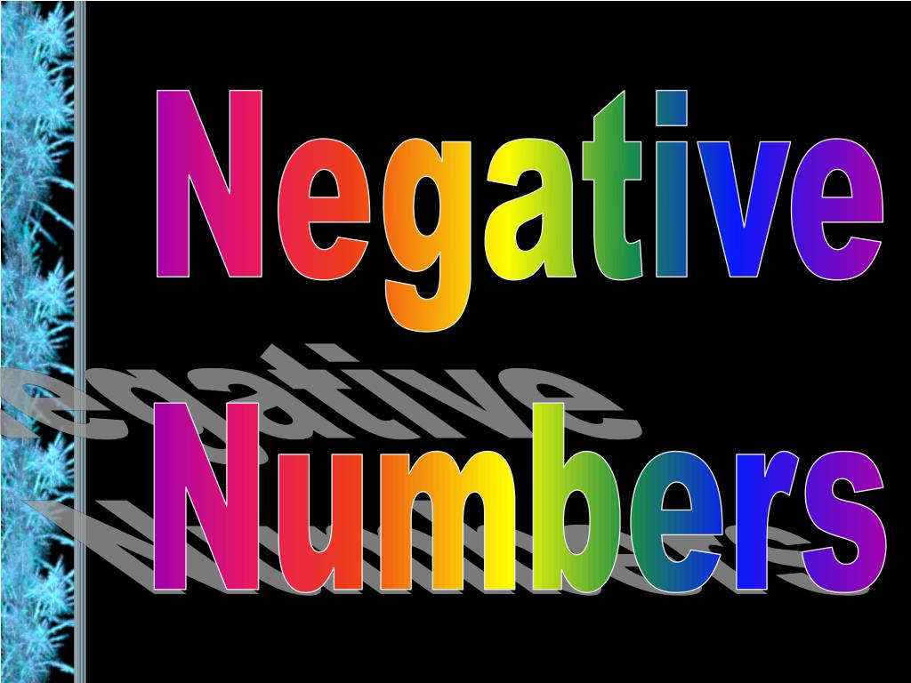 PPT - Negative Numbers PowerPoint Presentation, free download - ID:919876