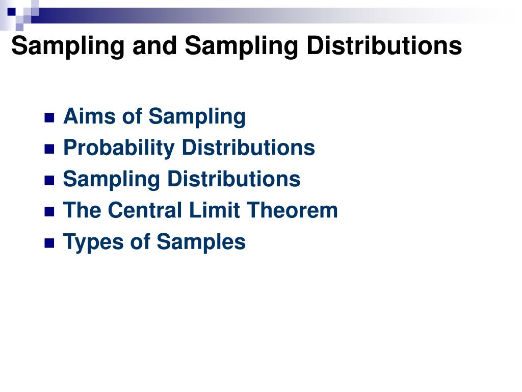 PPT - Sampling and Sampling Distributions PowerPoint Presentation, free ...