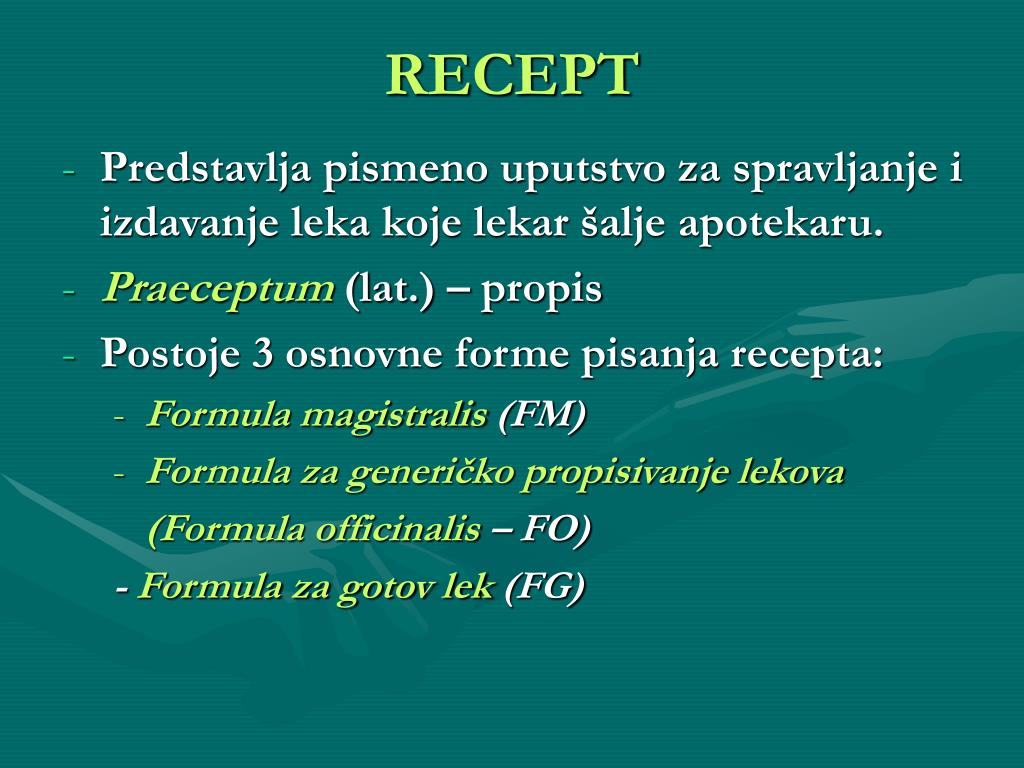 PPT - RECEPT PowerPoint Presentation, free download - ID:923201