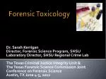 PPT - FORENSIC TOXICOLOGY PowerPoint Presentation, free download - ID ...