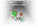 PPT - NORMAS DE SEGURIDAD EN EL LABORATORIO PowerPoint Presentation ...