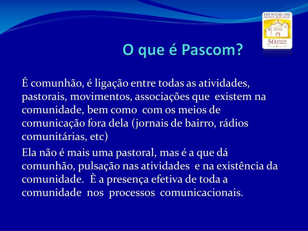 PPT - O que é Pascom ? PowerPoint Presentation, free download - ID:929900