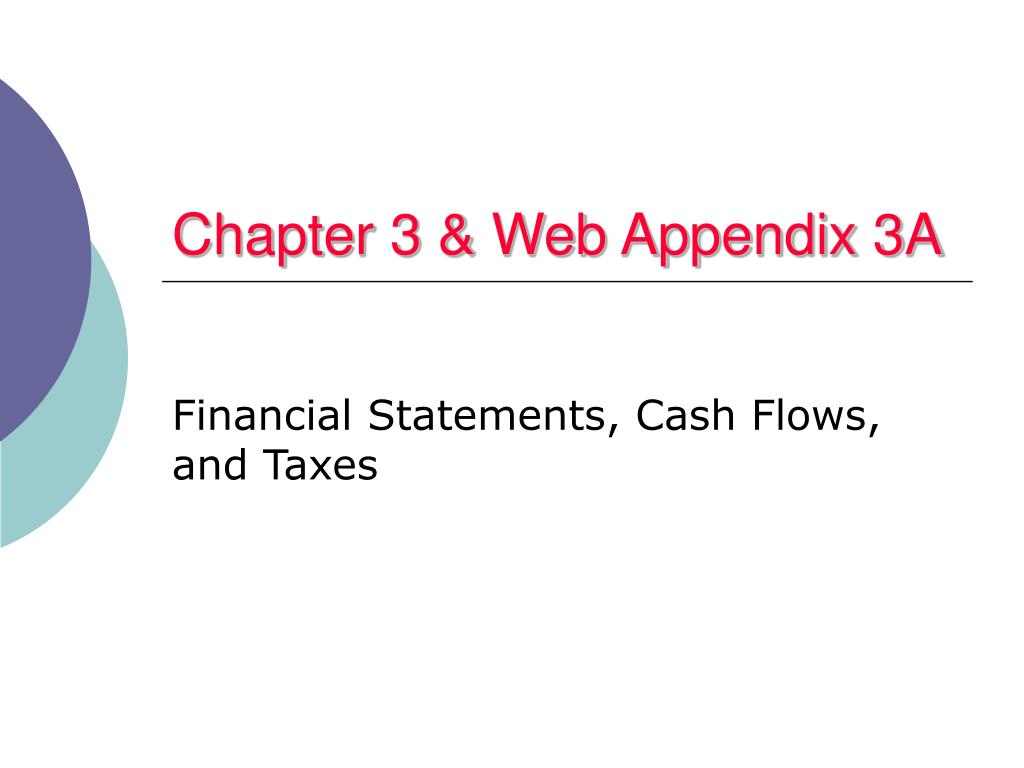 PPT - Chapter 3 & Web Appendix 3A PowerPoint Presentation, free ...