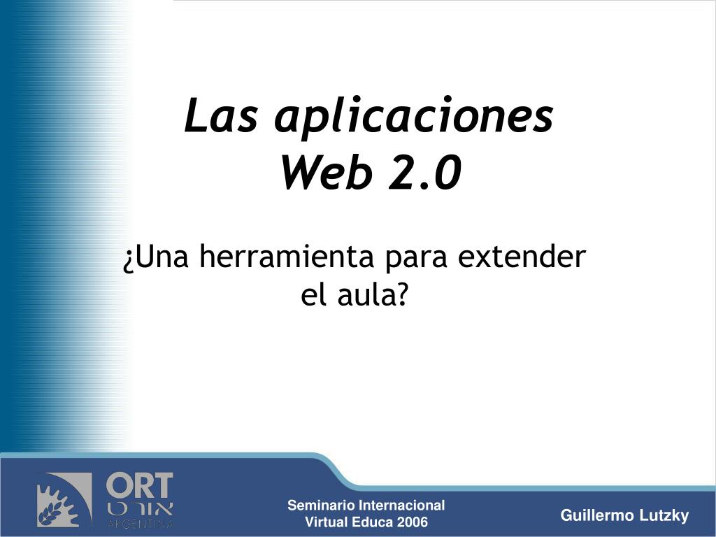PPT - Las aplicaciones Web 2.0 PowerPoint Presentation, free download ...