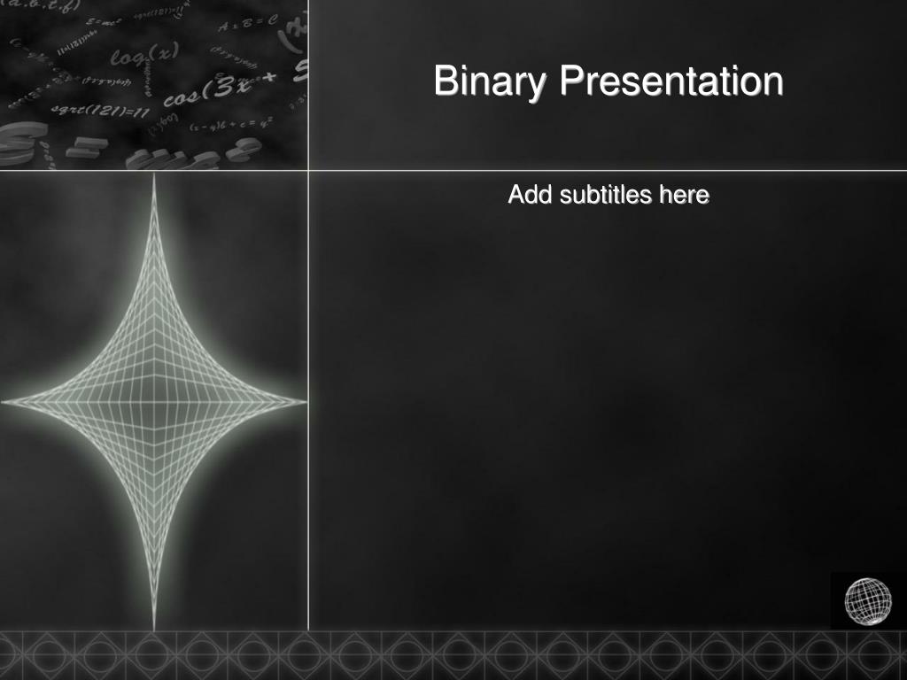 PPT - Binary Presentation PowerPoint Presentation, free download - ID ...