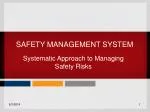 PPT - SAFETY MANAGEMENT INFORMATION SYSTEM PowerPoint Presentation ...