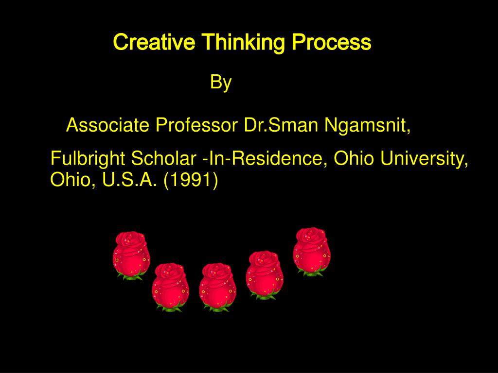 PPT - Creative Thinking Process PowerPoint Presentation, free download ...