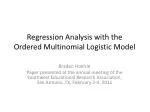 PPT - Multinomial Logistic Regression Basic Relationships PowerPoint ...