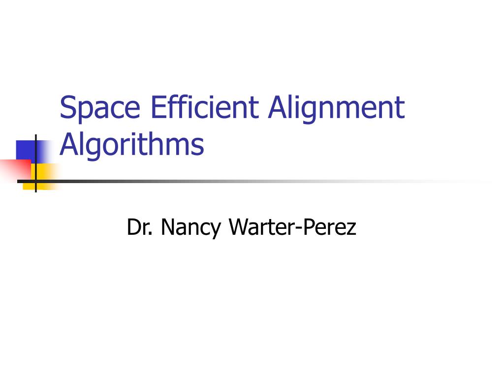 PPT - Space Efficient Alignment Algorithms PowerPoint Presentation, free download - ID:954650