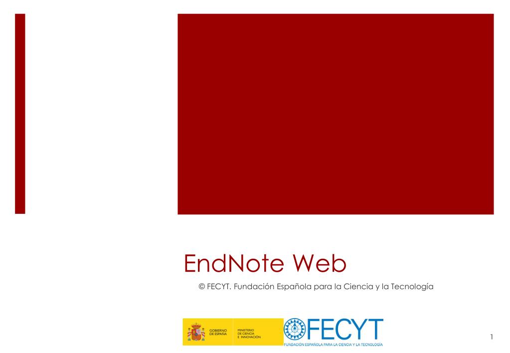 PPT - EndNote Web PowerPoint Presentation, free download - ID:959088