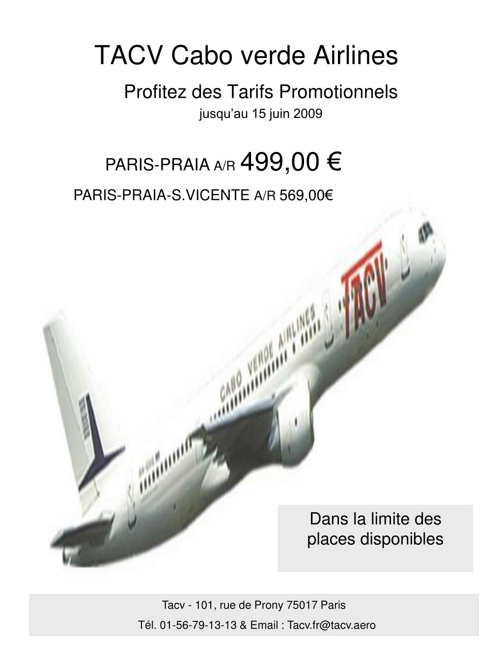 PPT - TACV Cabo verde Airlines PowerPoint Presentation, free download ...