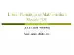 PPT - Mathematical Functions PowerPoint Presentation, free download ...