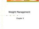 PPT - WEIGHT MANAGEMENT PowerPoint Presentation, free download - ID:6494243