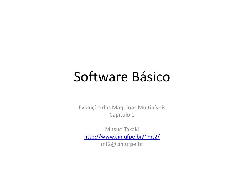 PPT - Software Básico PowerPoint Presentation, free download - ID:963540