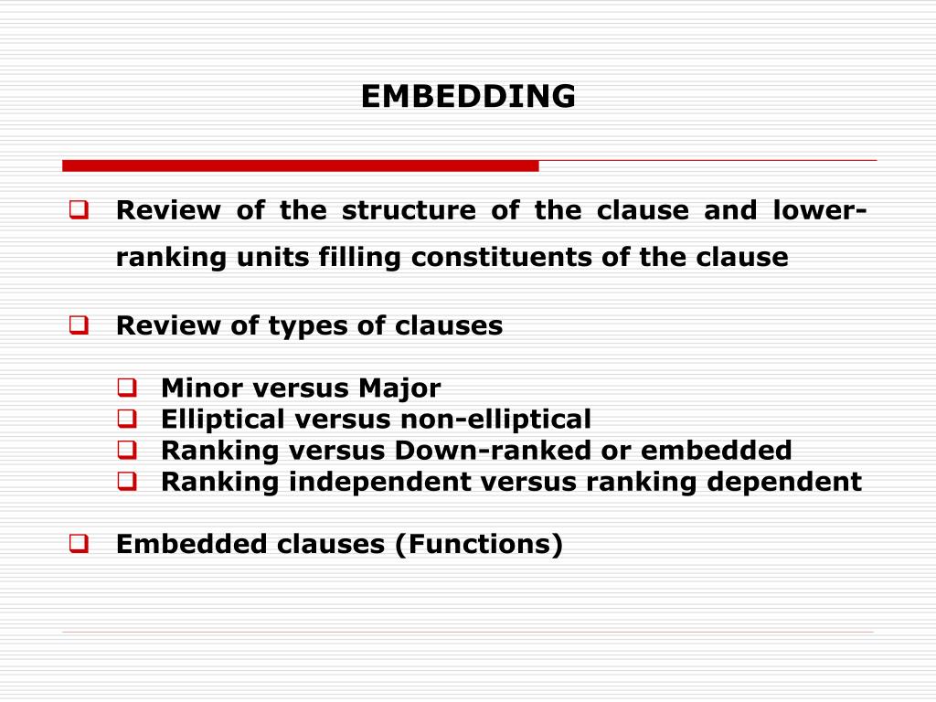PPT - EMBEDDING PowerPoint Presentation, free download - ID:963720