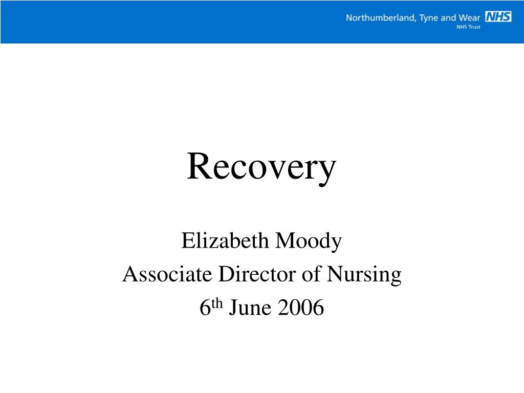 PPT - Recovery PowerPoint Presentation, free download - ID:965326