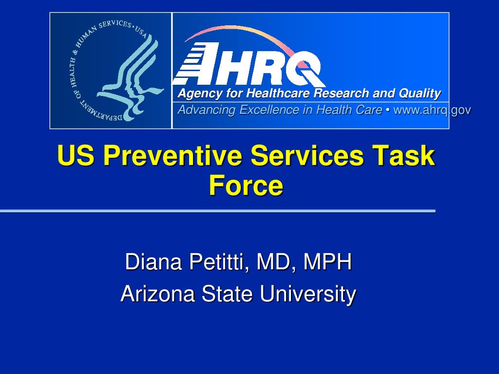 PPT - US Preventive Services Task Force PowerPoint Presentation, free ...