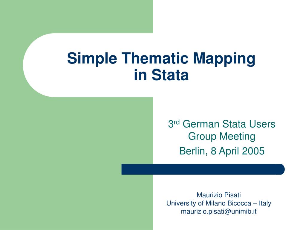 PPT - Simple Thematic Mapping in Stata PowerPoint Presentation, free ...