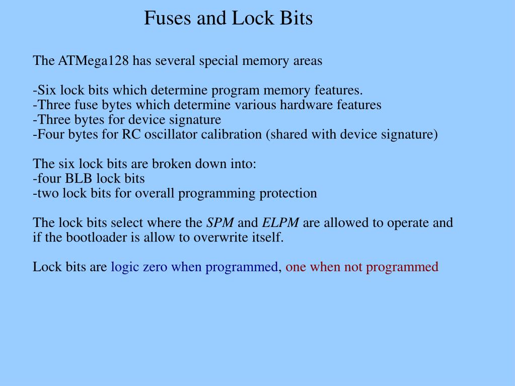PPT - Fuses and Lock Bits PowerPoint Presentation, free download - ID ...