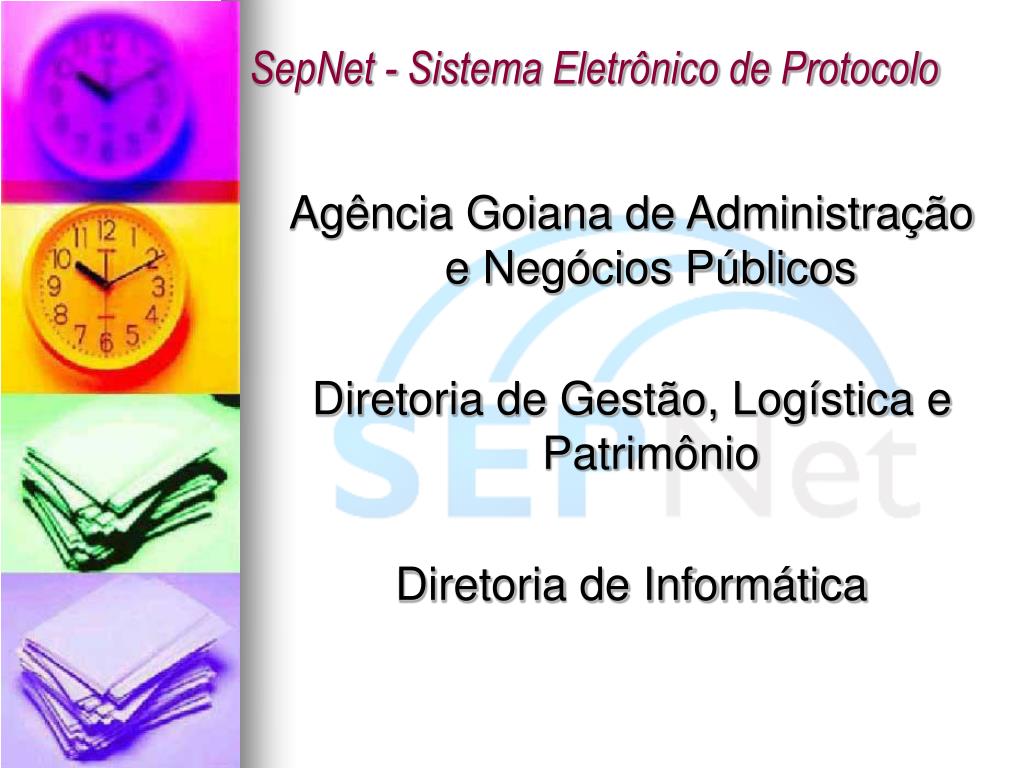 PPT - SepNet - Sistema Eletrônico de Protocolo PowerPoint Presentation ...