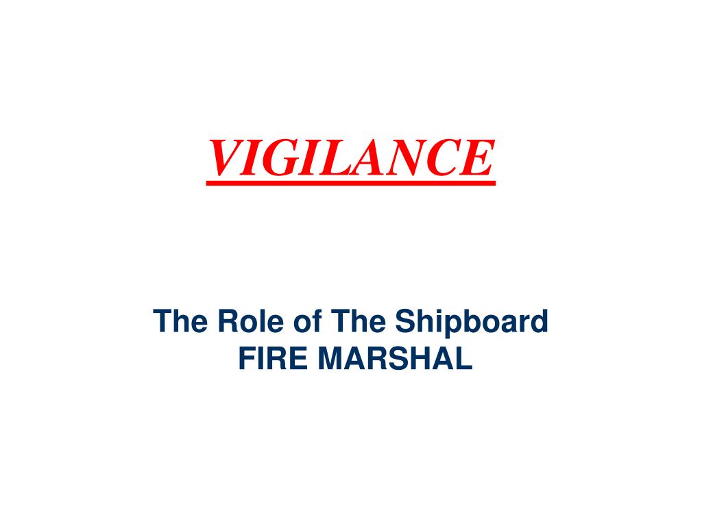 PPT - VIGILANCE PowerPoint Presentation, free download - ID:968696