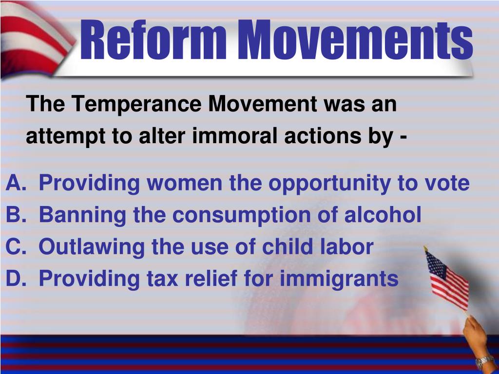 PPT - Reform Movements PowerPoint Presentation, free download - ID:969604