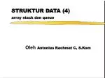 PPT - Stack dan Queue PowerPoint Presentation, free download - ID:6257684