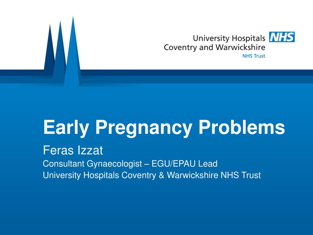 PPT - Early Pregnancy Problems PowerPoint Presentation, free download ...