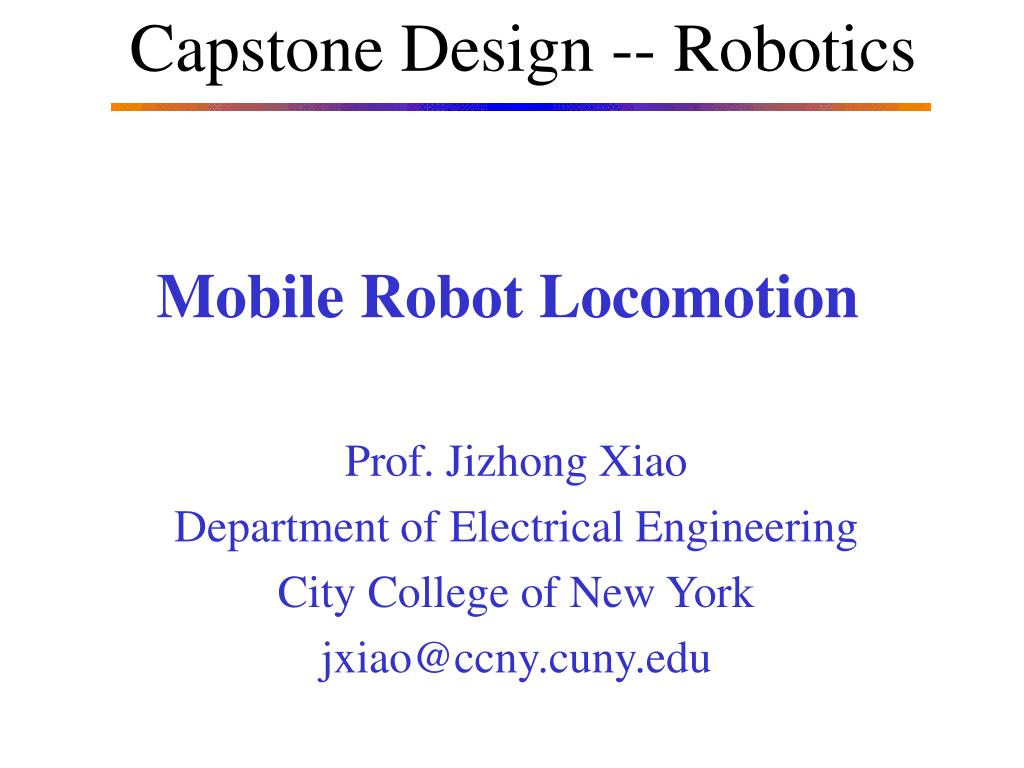 PPT - Mobile Robot Locomotion PowerPoint Presentation, free download ...