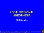 PPT - Ultrasound Guided Regional Anesthesia PowerPoint Presentation ...