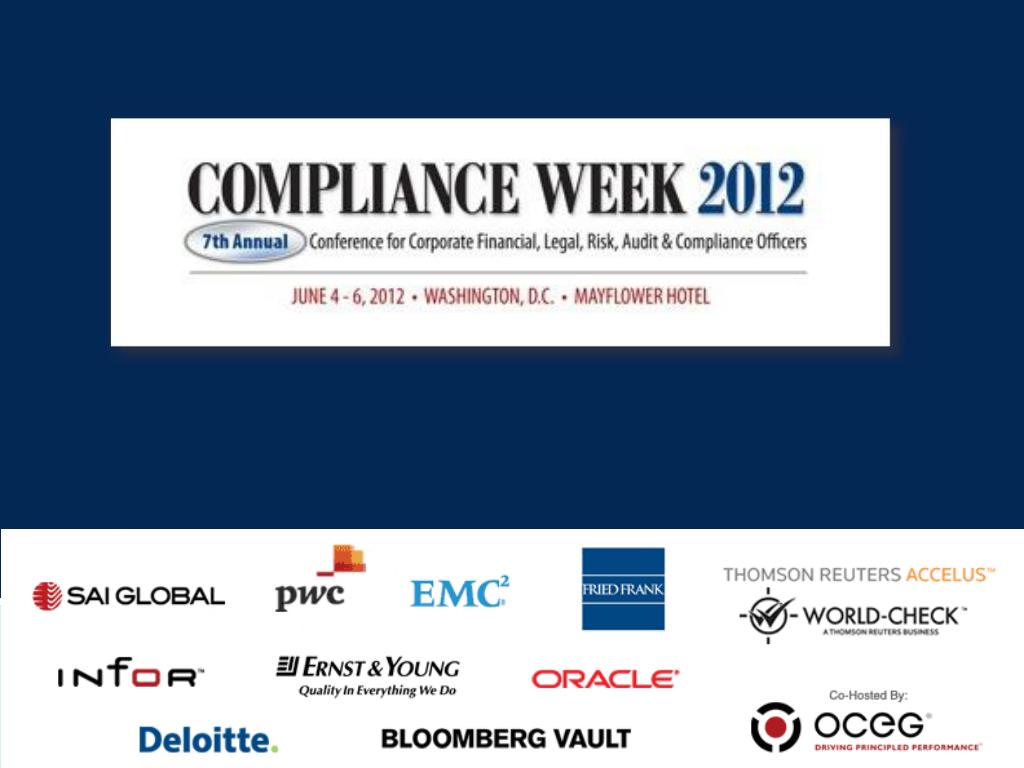 PPT - Matt Kelly Editor & Publisher Compliance Week PowerPoint ...