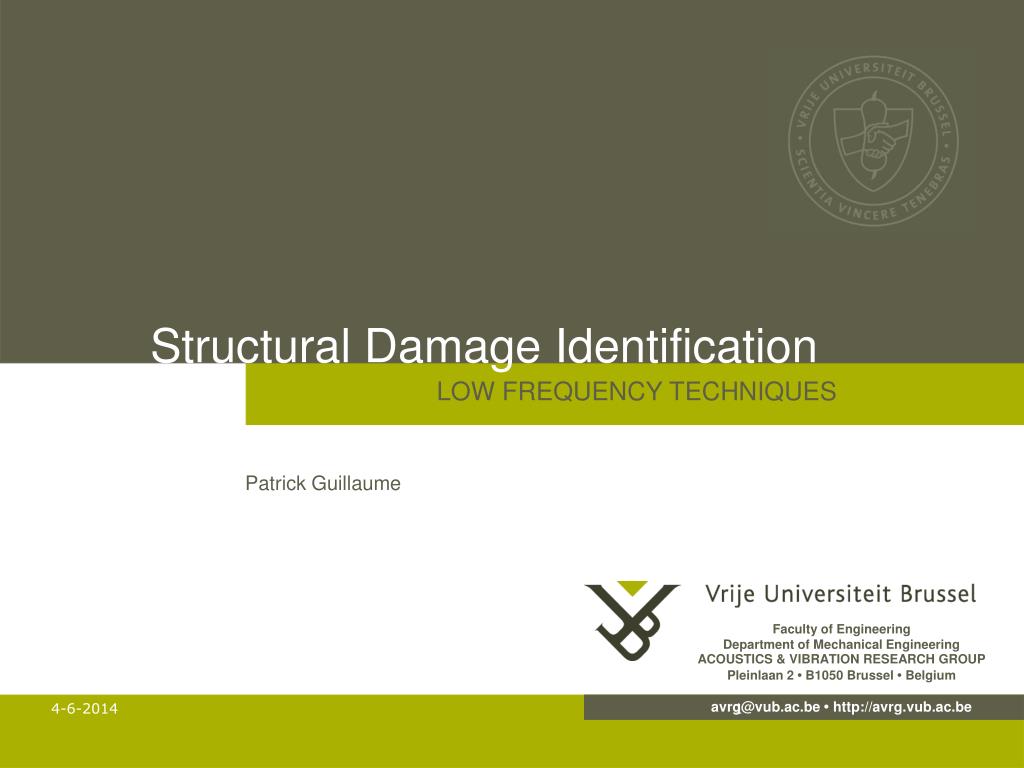 PPT - Structural Damage Identification PowerPoint Presentation, free ...