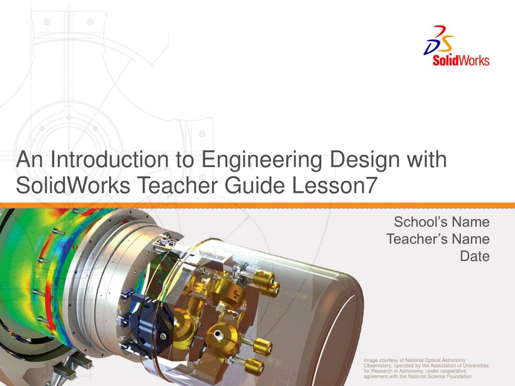 PPT - An Introduction to Engineering Design with SolidWorks Teacher ...