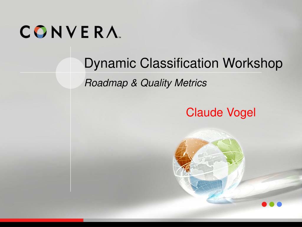 PPT - Dynamic Classification Workshop PowerPoint Presentation, free ...
