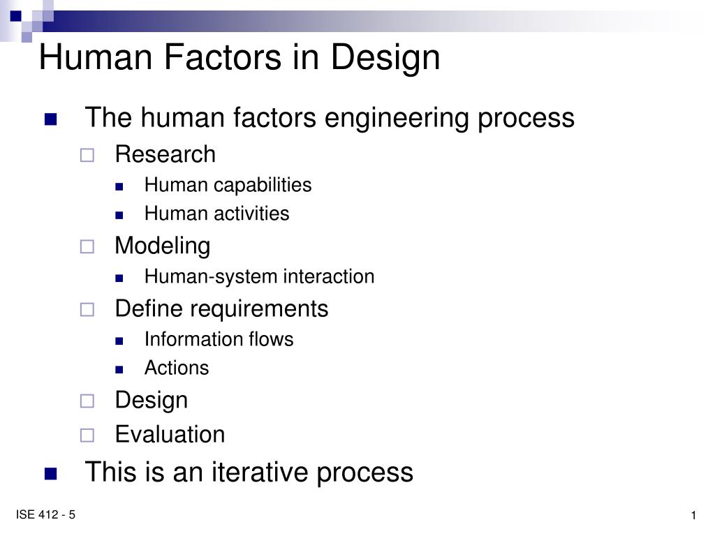 PPT - Human Factors in Design PowerPoint Presentation, free download ...