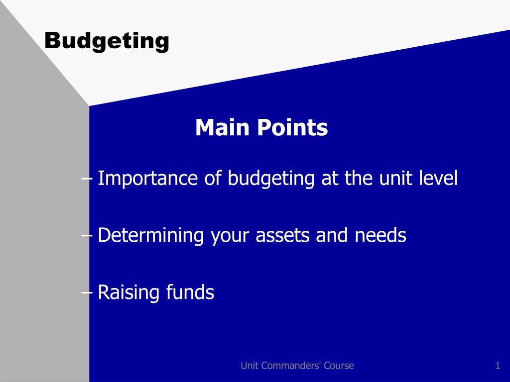PPT - Budgeting PowerPoint Presentation, free download - ID:980155