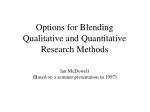 PPT - Narrative methods in qualitative and quantitative research ...