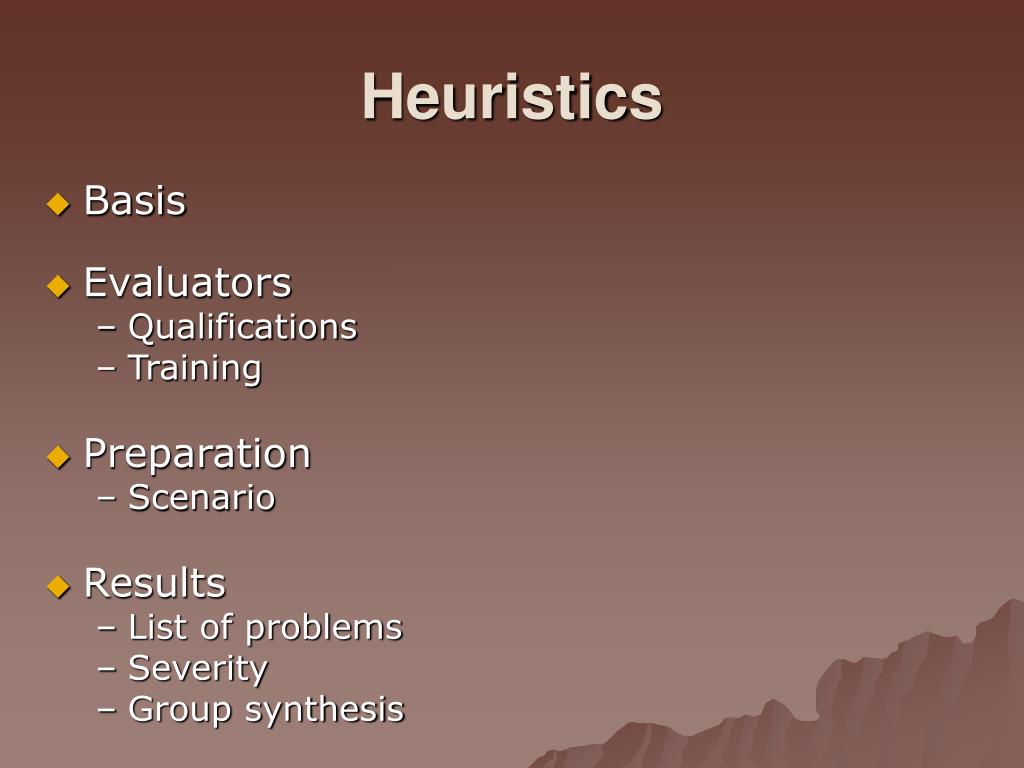 PPT - Enhancing User Experience through Heuristic Evaluation and Cognitive Walkthroughs ...